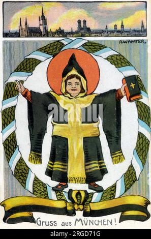 Munich City Coat of Arms on the New City Hall, Munich, Bavaria, Germany ...