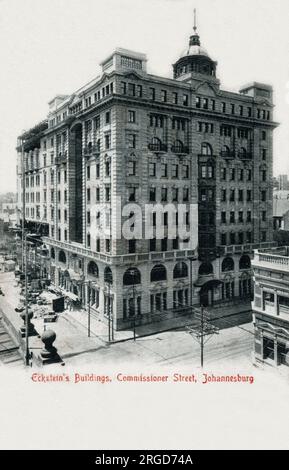 Commissioner Street, Johannesburg. South Africa c.1900 Stock Photo - Alamy