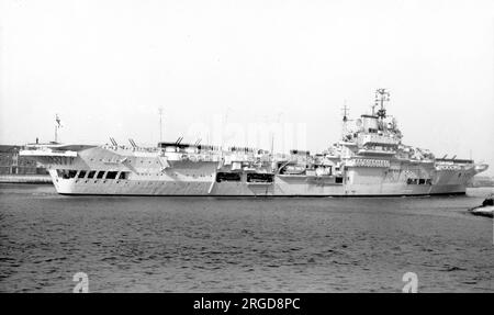 Royal Navy - HMS Indomitable 92, a modified Illustrious-class aircraft ...