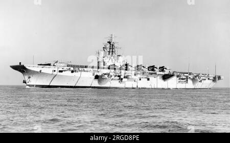 Royal Canadian Navy - HMCS Bonaventure 22, a Majestic-class aircraft ...