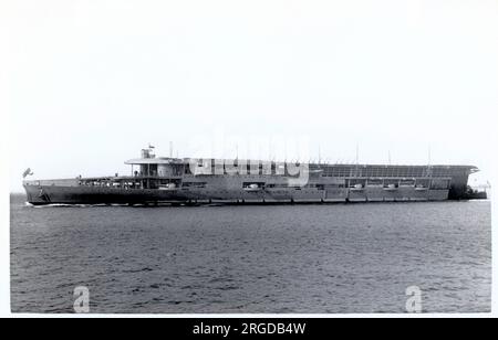 Royal Navy - HMS Furious 47, an aircraft carrier converted from a ...