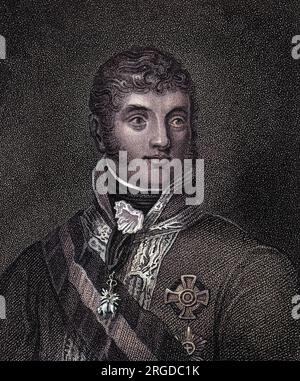 KARL PHILIPP, furst von SCHWARZENBERG Austrian military commander ...