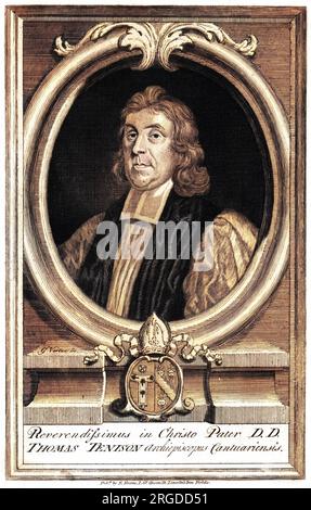 Thomas Tenison, 1636-1715, an English church leader, Archbishop of ...