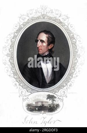 John Tyler, President of the United States Stock Photo - Alamy