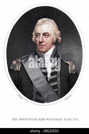 Sir JOHN BORLASE WARREN British naval commander Stock Photo - Alamy