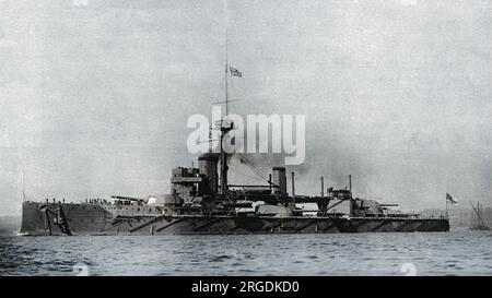HMS Colossus, a British dreadnought launched in 1910 and commissioned ...