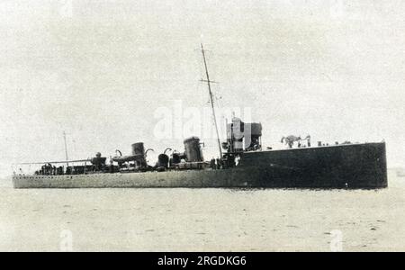 The Lurcher was a Royal Navy ship, a modified Acheron class destroyer ...