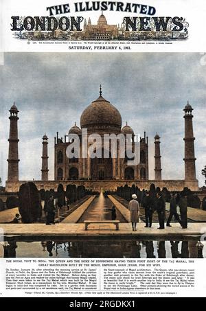 Taj Mahal, built by the Great Mogul Shah (Jahan) in memory of his ...