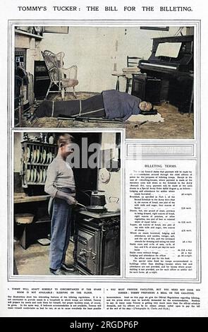 World War 1: 'Tommy' at home in German dug-outs. Offical War Photograph ...