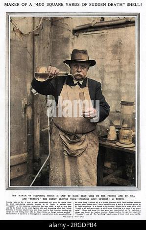 Eugene Turpin, inventor of turpinite, WW1 Stock Photo - Alamy