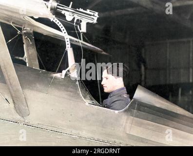 British flying ace of World War One, Captain Albert Ball (1896 - 1917 ...