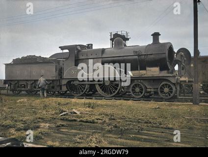 An M&GN (Midland and Great Northern) steam engine with tender, and a ...