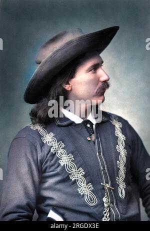 A historical photograph from the Buffalo Bill's Wild West show ...