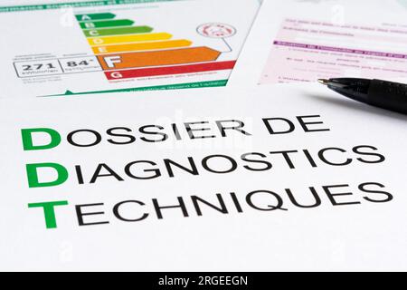 Technical Diagnostics File ( DDT ). Mandatory in France for the sale of ...