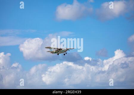 Fraser Island K'gari GippsAero GA8 Airvan small aeroplane light ...