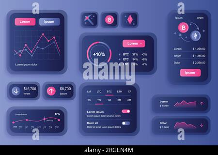 Trading infographic elements set Stock Vector Image & Art - Alamy