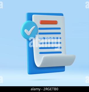 Realistic bill page. Paper receipt. Supermarket purchase invoice ...