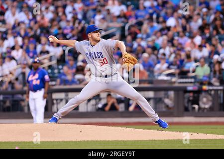 Chicago Cubs pitcher Jameson Taillon delivers during during the first ...