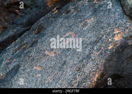 Graffiti Rock on stones in mardama mountains in town near riyadh ...