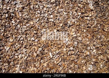 Bunch of chipped wood on frame Stock Photo - Alamy