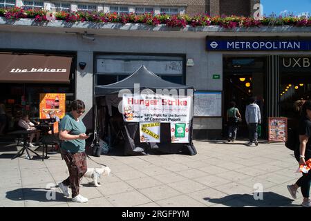Hillingdon tube station sign Stock Photo - Alamy