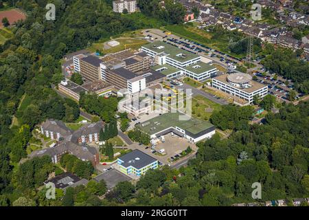 Luftbild, Evang. Krankenhaus Duisburg-Nord, Röttgersbach, Duisburg ...