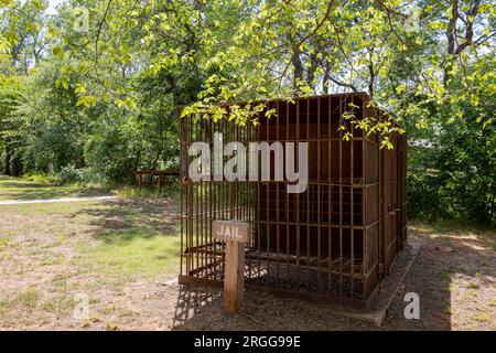 Sunny exterior view of the Cherokee Strip Museum at Oklahoma Stock ...