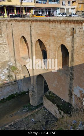 Hizmali Bridge, located in Sanliurfa, Turkey, was built in 1843 Stock ...