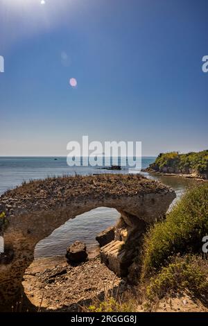 The Torre Astura nature reserve, in Nettuno. The ancient castle on the ...