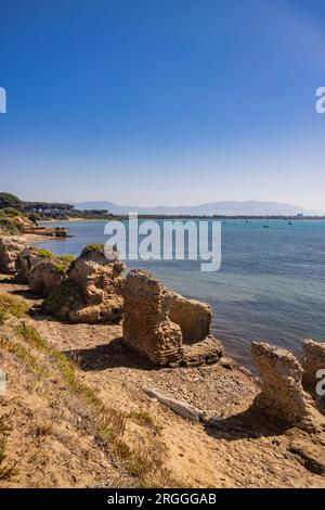 The Torre Astura nature reserve, in Nettuno. The ancient castle on the ...
