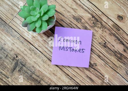 Marketing Fail write on sticky notes isolated on Wooden Table Stock ...