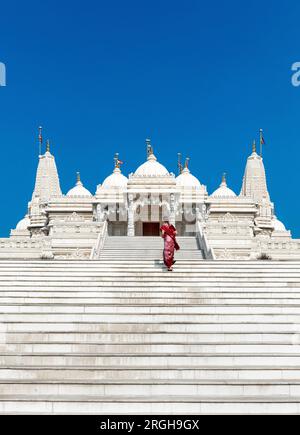 BAPS Shri Swaminarayan Mandir, Atlanta, Georgia, USA Stock Photo - Alamy