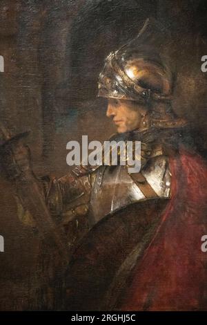 A Man in Armour', 1655. Oil on canvas. Rembrandt van Rijn (1606– 1669 ...