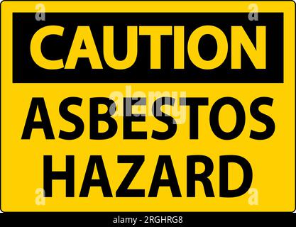Asbestos Caution Signs Asbestos Hazard Area Authorized Personnel Only ...
