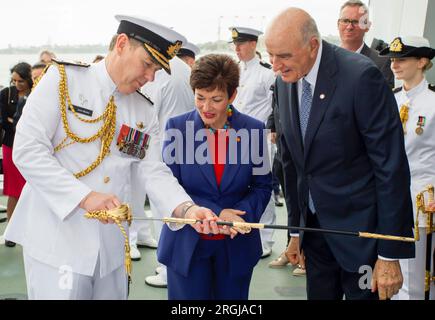 Dame Patsy Reddy, Governor General, left, King Willem-Alexander and ...