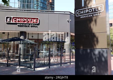 SAN DIEGO, California: Chiptole Mexican Grill Restaurant Stock Photo ...