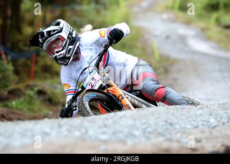 Great Britain's Mikayla Parton in the Women's Downhill Qualifying ...