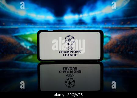 UEFA Champions League soccer match Real Madrid vs Monaco at Santiago ...