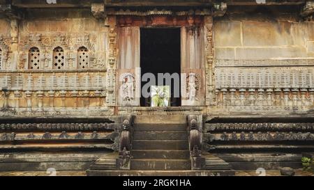 View of Aghoreshwara Temple, Ikkeri, Shimoga, Karnataka, India Stock ...