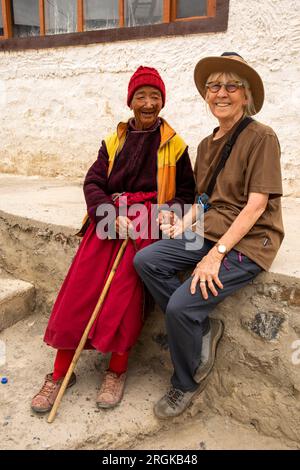 India, Ladakh, Zanskar, Zangla, nunnery, old nun Stock Photo - Alamy