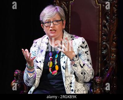 SNP MP Joanna Cherry during her show In Conversation With... at the ...