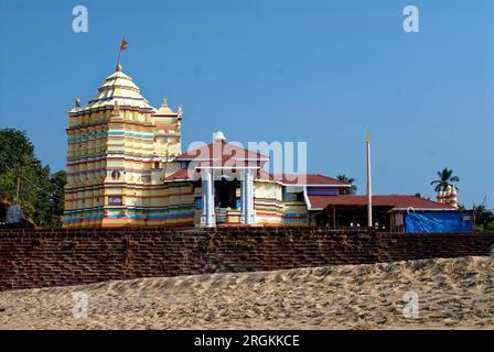 Temple of Hindu God Shiva at Kunkeshwar state Maharashtra India Stock ...