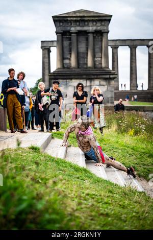 Edinburgh, Scotland. Thu 10 August 2023. Scottish indie band Ballboy ...