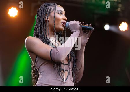 Oslo, Norway. 09th Aug, 2023. The Nigerian singer and songwriter Ayra ...