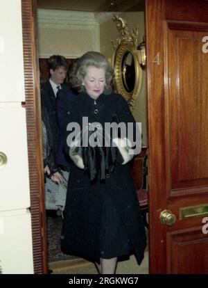 Earl Spencer and his wife Raine Countess Spencer at Althorp House 1987 ...