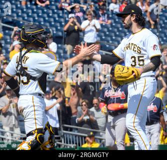 Pittsburgh Pirates pitcher Colin Holderman (35) during an MLB Spring ...