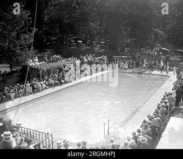 Swimming pool, Chevy Chase Club, Chevy Chase, Maryland Stock Photo - Alamy