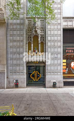 Midtown South: White terra cotta sheathes the base of Gothic-styled ...