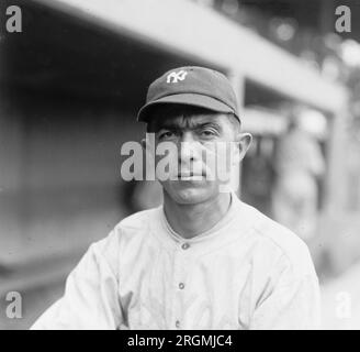 A photograph of Frank 'Home Run' Baker, a legendary baseball player ...
