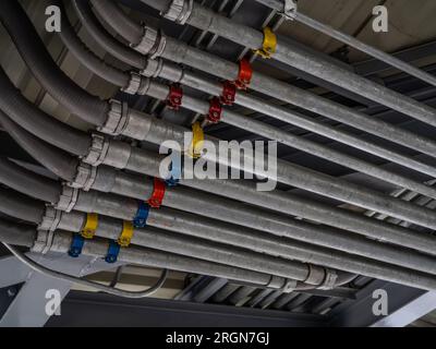 Electrical conduit system and tube of electric cable installed on ...